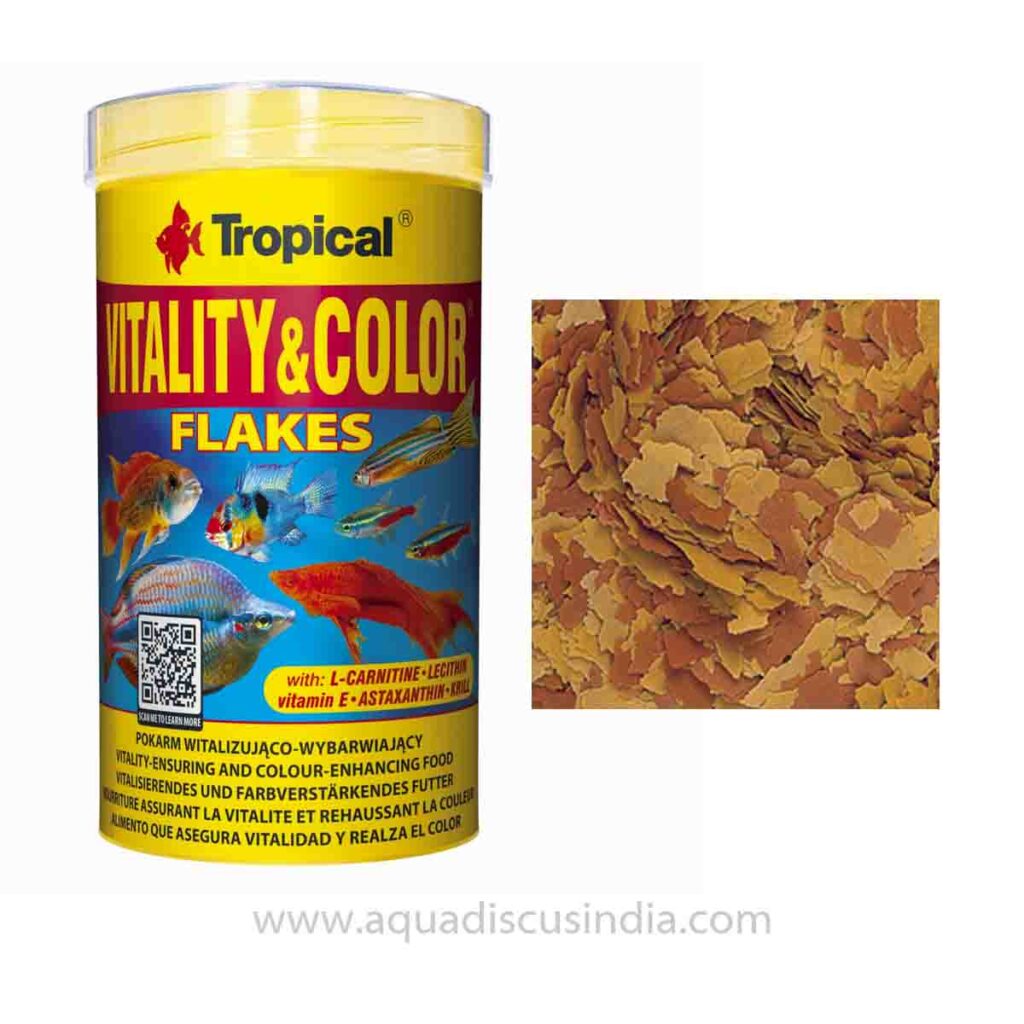 Tropical VITALITY & COLOR flakes – Color Enhancer – Aqua Discus India